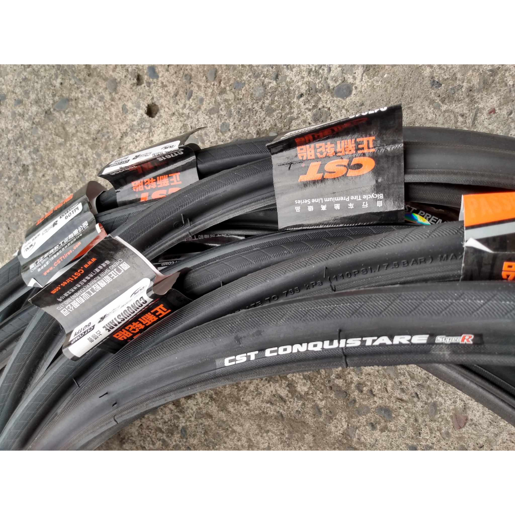 CST C-1761 Conquistare 700x25c Road Bike Tire 60TPI 110PSI Super-R ...