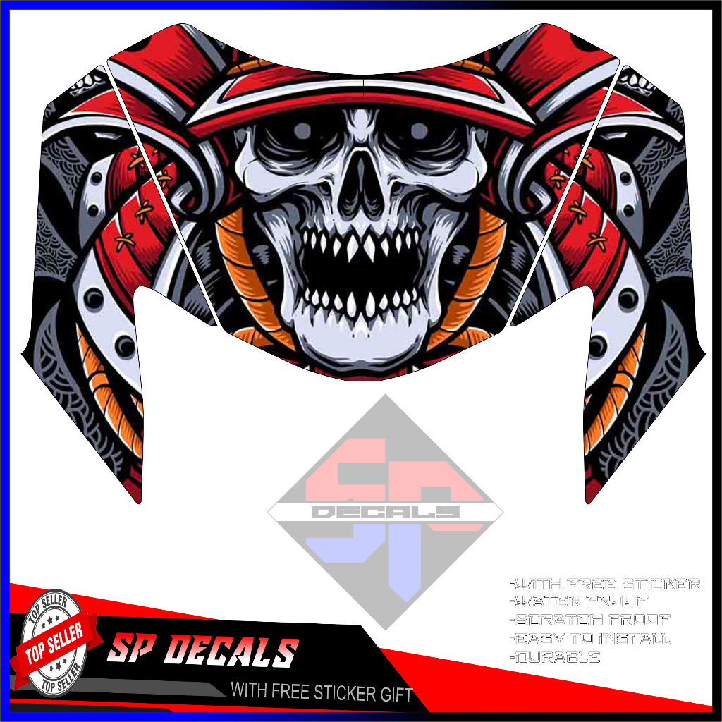 BAJAJ100&125 Kawasaki Cowling SAMURAI DESIGN Headlight Front only ...