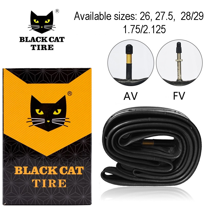 Black Cat Bicycle Inner Tube Bike Interior Tubes MTB Road Bike Presta ...