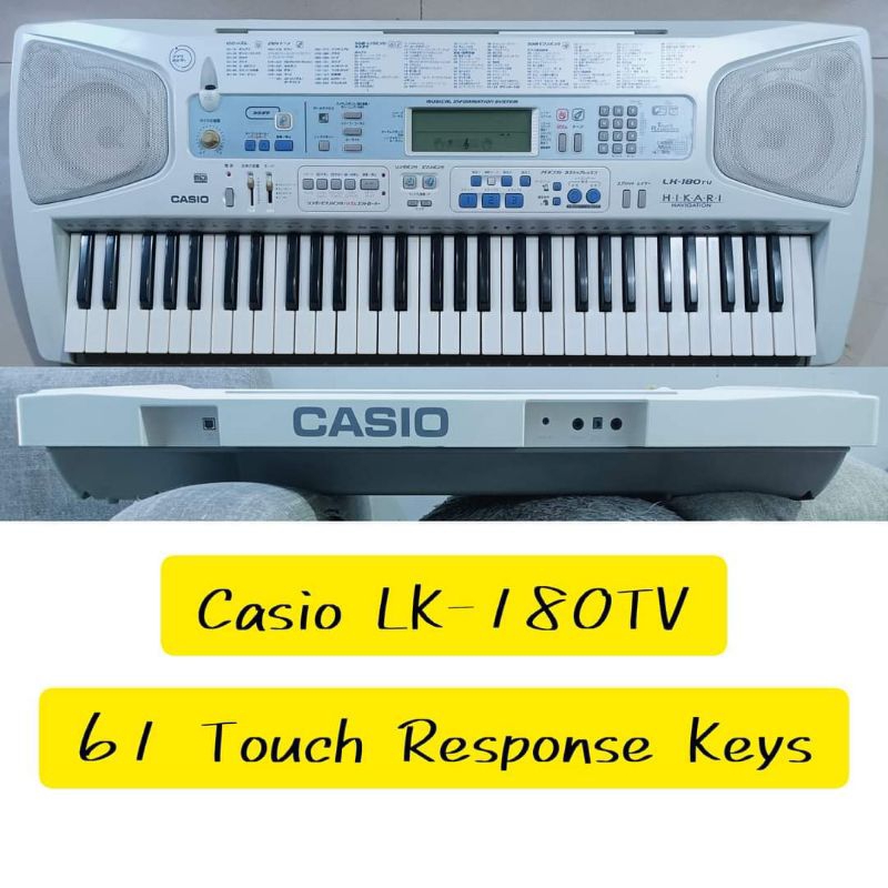 Casio LK-180TV (Touch Response) Japan Surplus Keyboard Piano | Shopee Philippines