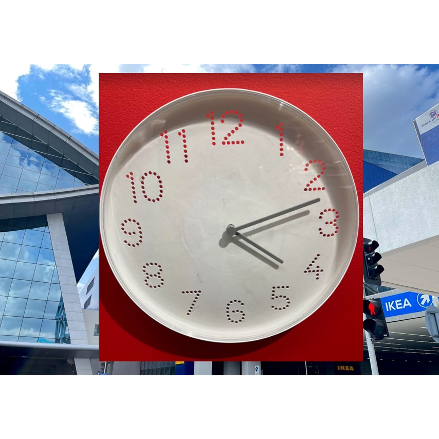 S21 Authentic TROMMA Wall Clock, White (Original) | Shopee Philippines