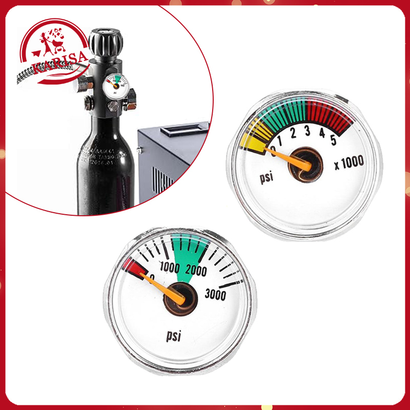 3000Psi/5000Psi Mini Pressure Guage 22mm 1/8NPT-27 Scuba Manometer ...