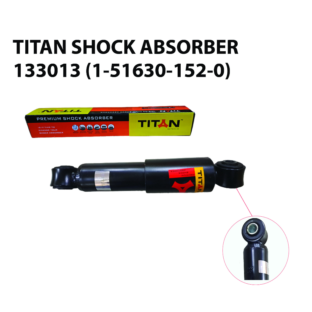 TITAN SHOCK ABSORBER ISUZU CABIN, DAMPER, COWL SHOCK (RING/RING), TRUCK ...