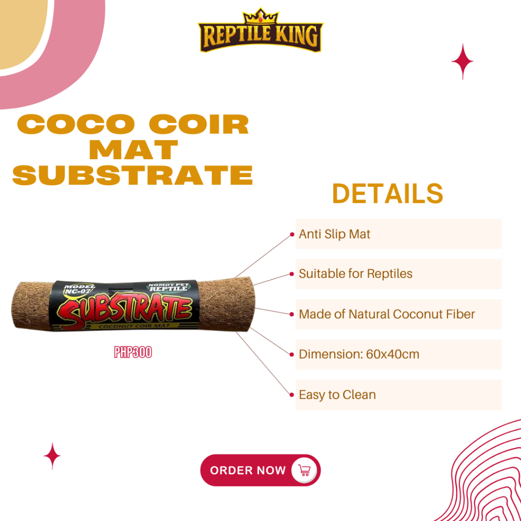Coconut Coir Mat Substrate for Reptiles Gecko Tortoise Snake Iguana ...
