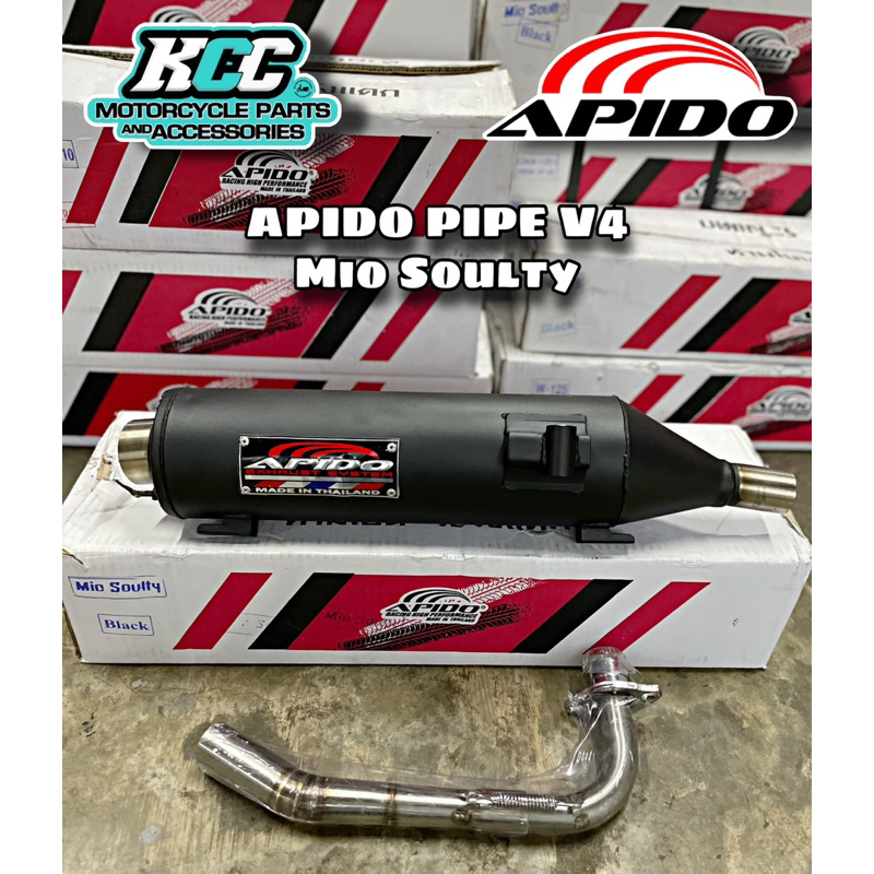 APIDO PIPE V4 MIO SOULTY, SPORTY, SKYDRIVE 125 | Shopee Philippines
