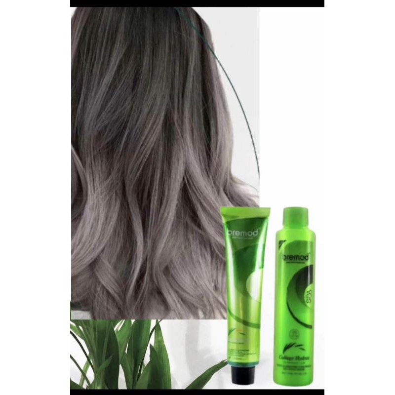 ASH GRAY BREMOD HAIR COLOR WITH OXI | Shopee Philippines