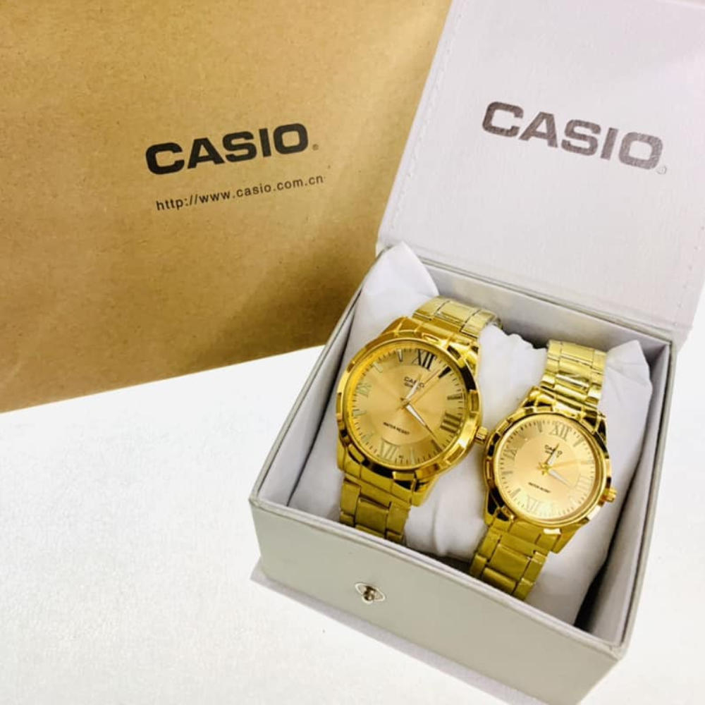 Casio WR Roman Numeral Analog Quartz Stainless Steel Watch for Men and ...