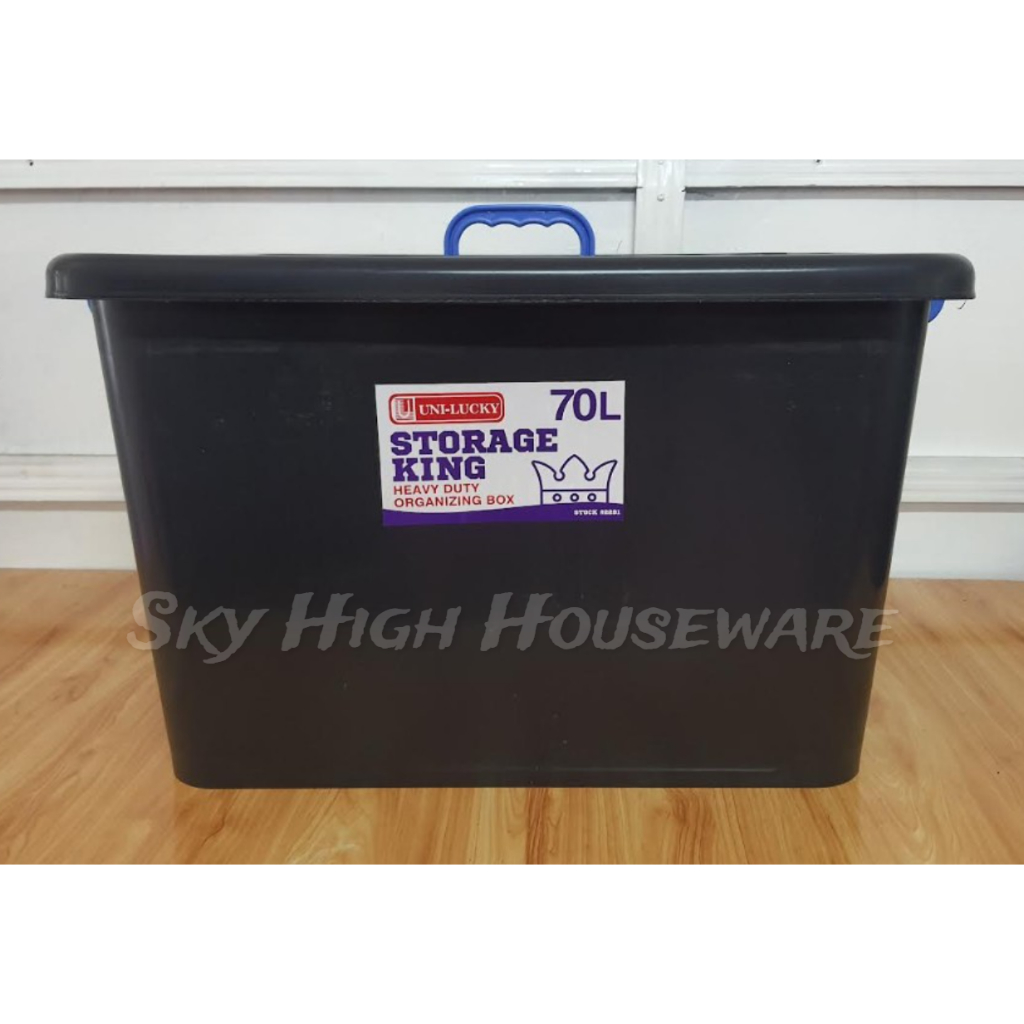 70L UNI-LUCKY STORAGE KING Heavy Duty Organizing Box / Storage Box ...