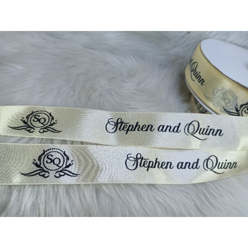 Personalized ribbons(PREMIUM QUALITY RIBBON MATERIAL) 1 inch / 7/8 ...