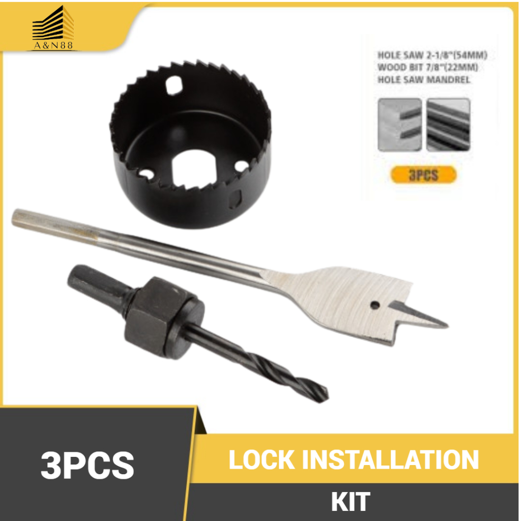 Lock Installation kit 3pcs / 6pcs set (pambutas sa doorknob) | Shopee ...