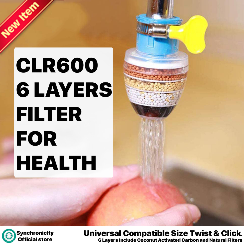 CLR600 6 Layers Filter for Health | Sink Faucet Water Filter: 6-Layer ...