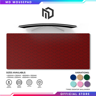MD Mousepad | Japanese Pattern | 7 Colors | Extended Large Gaming Mouse ...