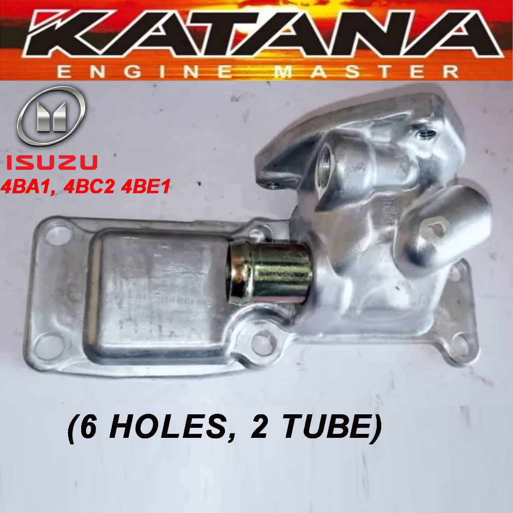 Thermostat Housing for ISUZU 4BA1, 4BC2, 4BE1 (6 HOLES, 2 TUBE ...