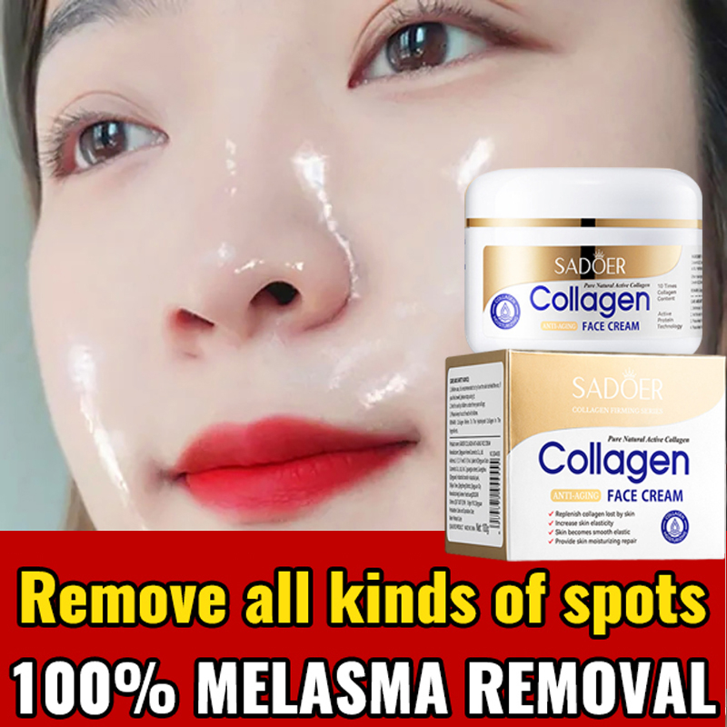 DEVNEN Collagen Face Cream Whitening Moisturizing Skin Anti Aging Anti ...
