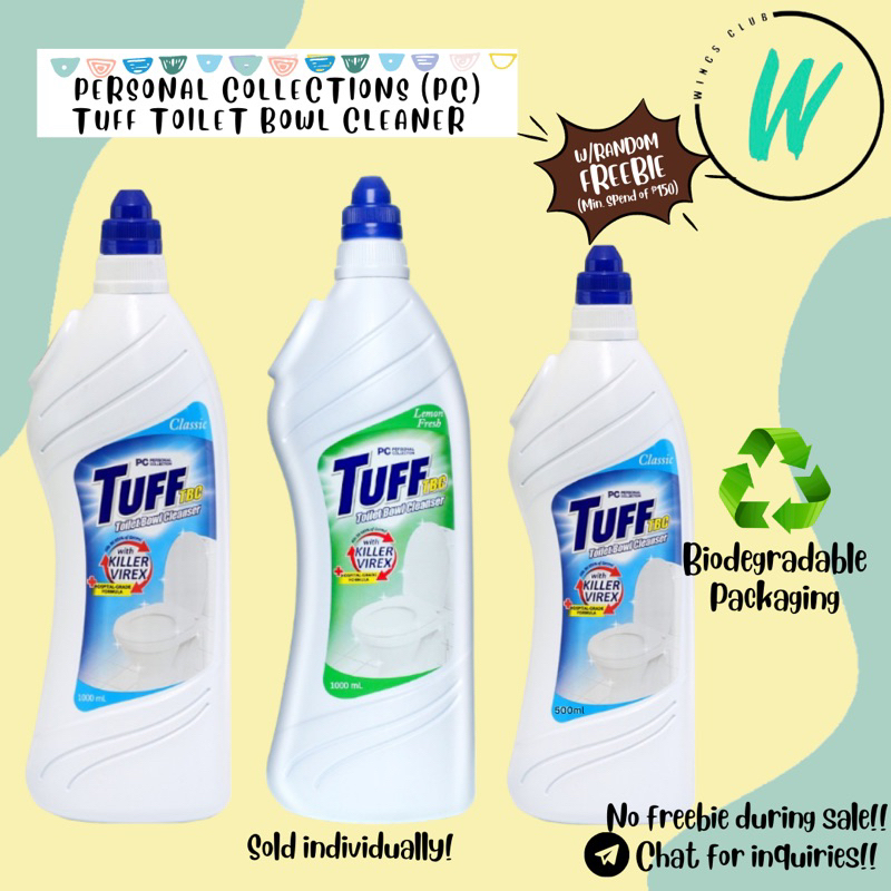 TUFF Toilet Bowl Cleaner Personal Collections Hospital-Grade Formula ...