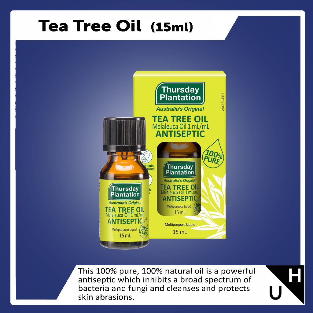 Tea Tree Oil Thursday Plantation 15ml , Australia's Original | Shopee ...
