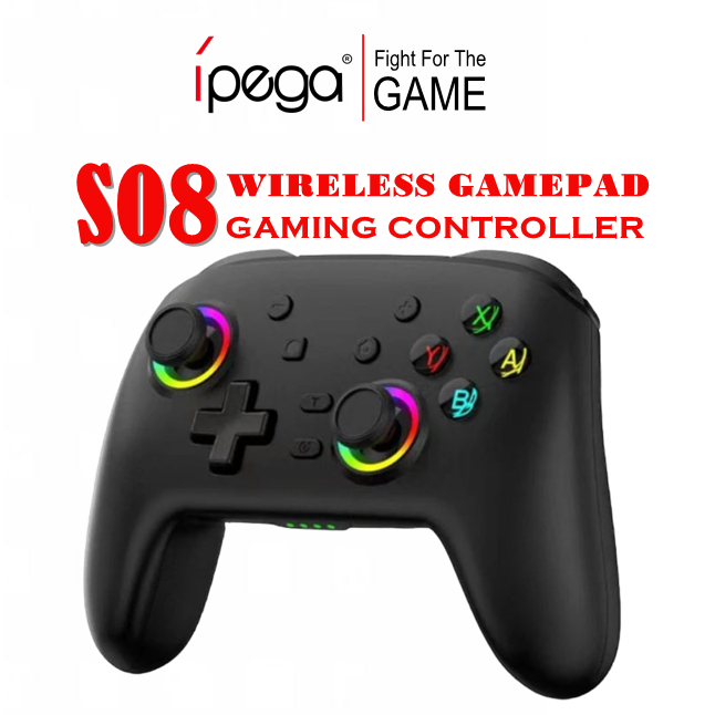 Ipega S08 Wireless Gamepad Gaming Controller for P4, P3 Switch PC and IO S | Shopee Philippines