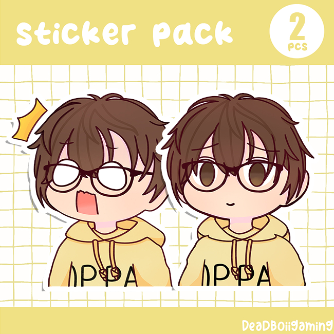 PHVtuber Deadboiigaming Scared Sticker Pack | Shopee Philippines