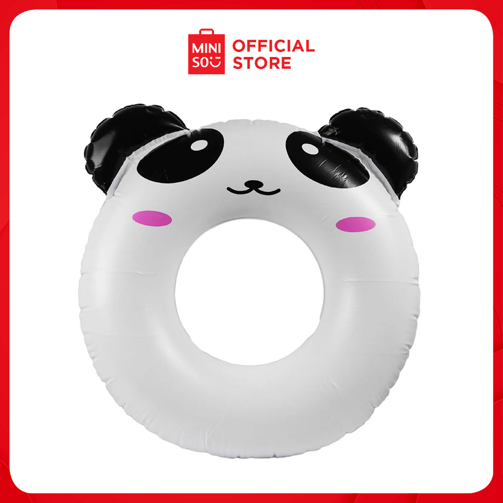 MINISO 62cm Animal Swim Ring Panda | Shopee Philippines