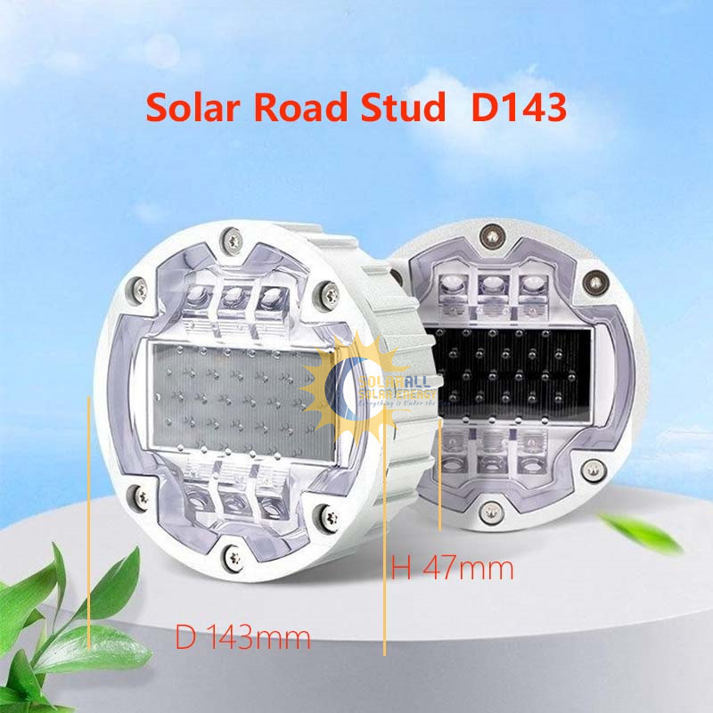 Solar Road Studs Light 143mm 6 Screws Ground Embedded Lights Cat Eyes ...