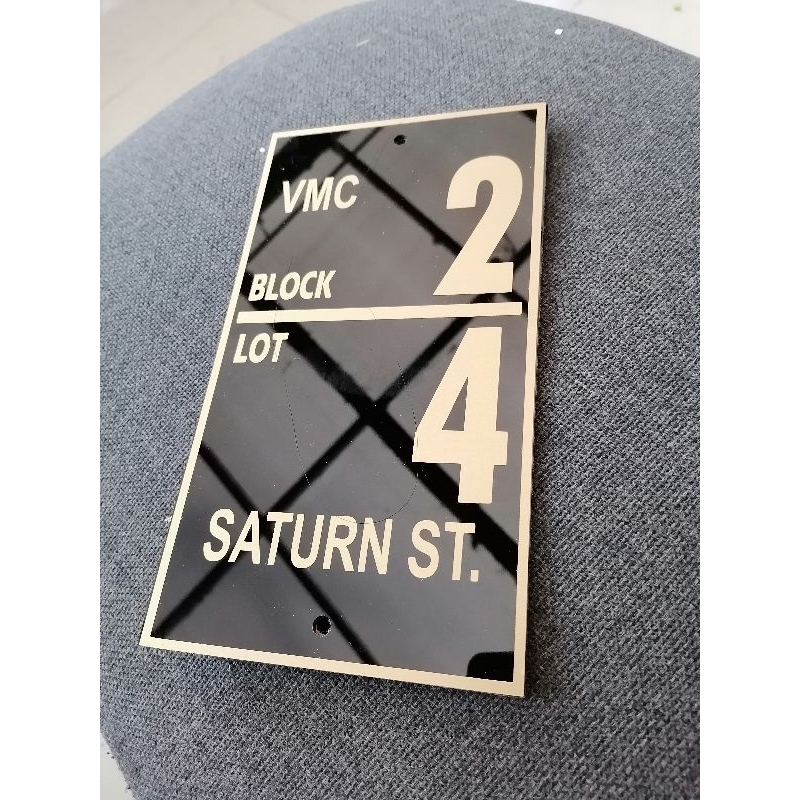 house number/housesignage/blockandlot | Shopee Philippines