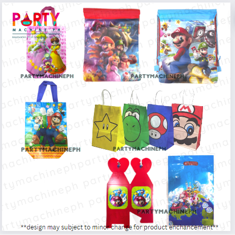 mario paper bag / super mario paper bag / super mario giveaways for ...