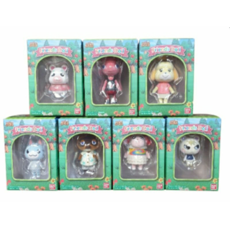 Animal Crossing: New Horizons Villager Flocked Doll Collection | Shopee ...