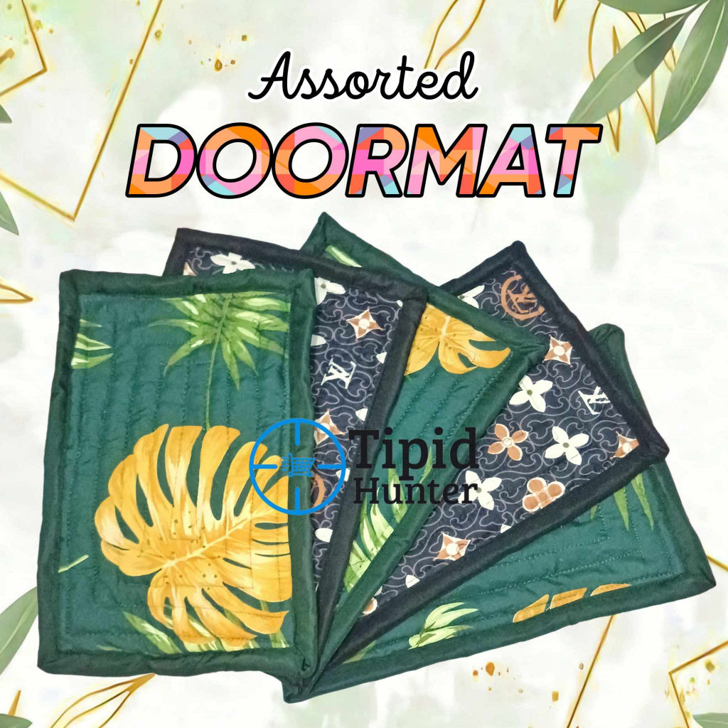 Assorted Doormat, Basahan sa Paa, Rectangle Floor mat | Shopee Philippines