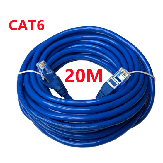 ALLAN Cat6 Lan Cable 10M/20M/30M/40M/50M/ Cat6E UTP Lan Cable Patch ...