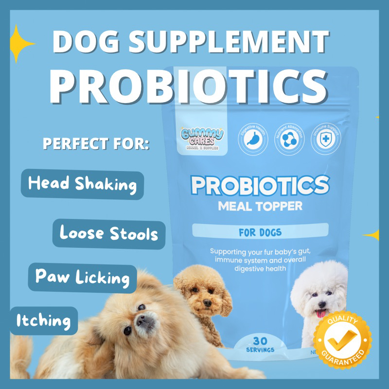PROBIOTICS POWDER Pet Probiotics Delicious Meal Topper Supplement for ...