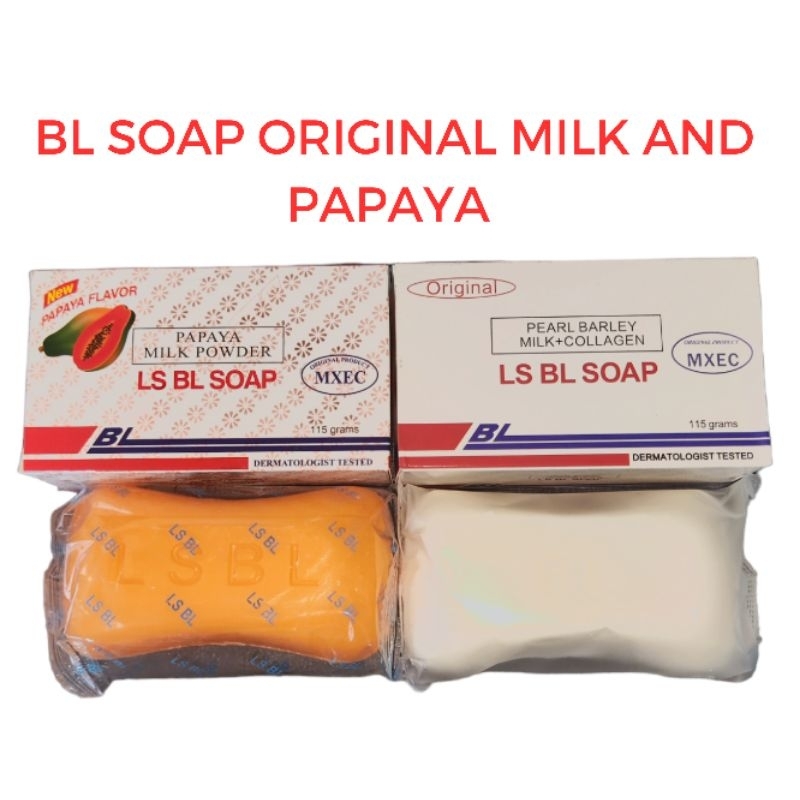 ORIGINAL LS BL SOAP ORIGINAL MILK AND PAPAYA (with PEARL BARLEY MILK +COLLAGEN) 115grams ...