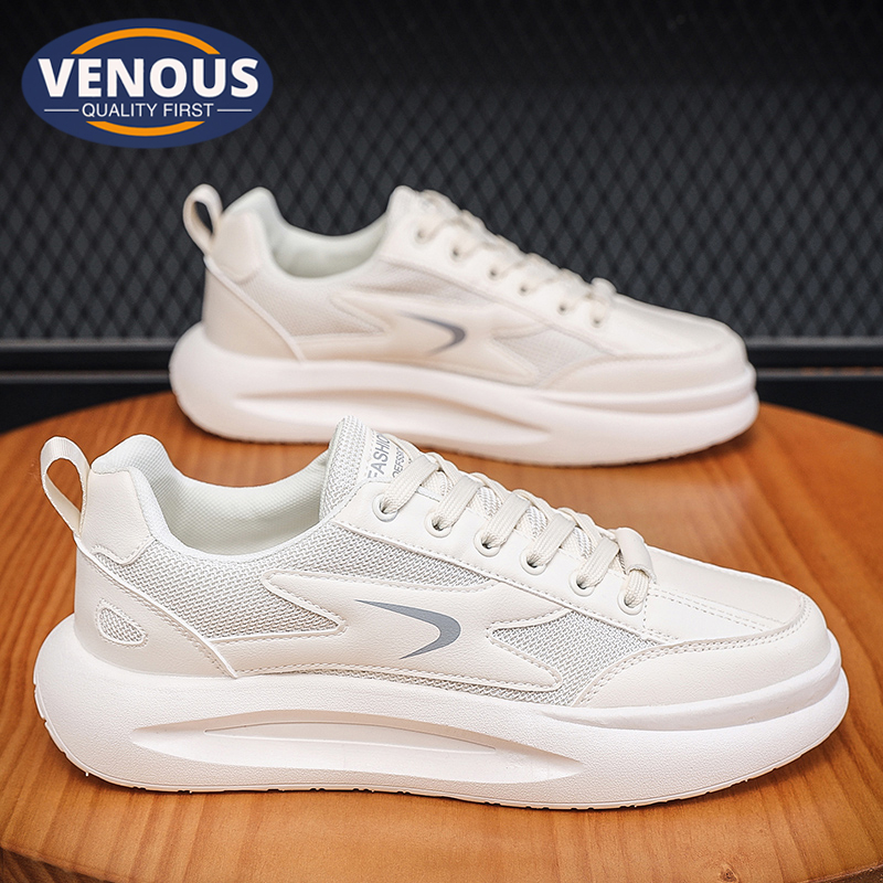 【Venous】2024 New All White Shoes for Men Sale Original Casual Sports ...