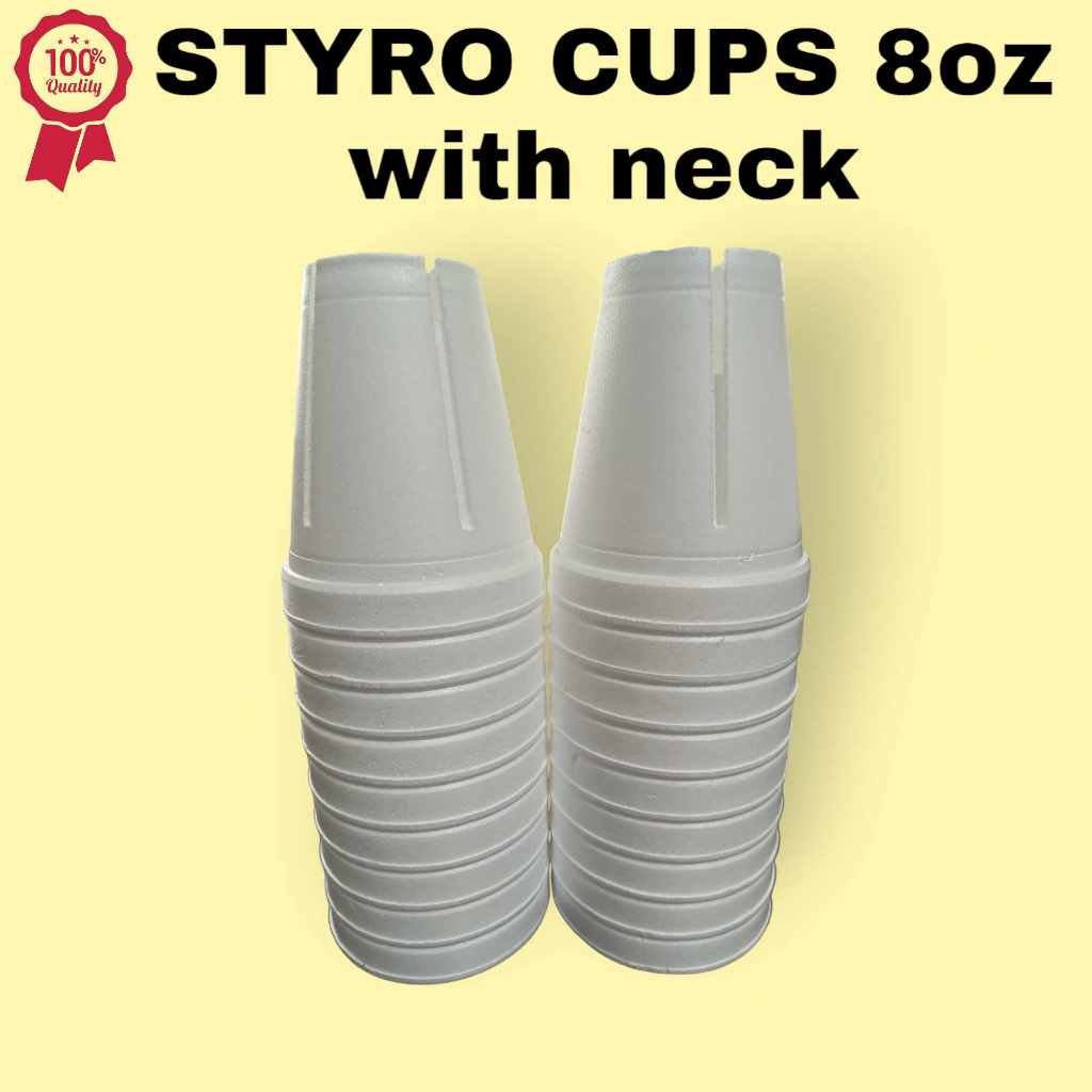 Styrofoam\Cup for hydroponics/ Planting - 8oz (25pcs) with Neck/Slit ...