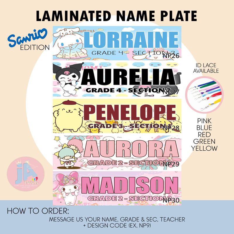 LAMINATED NAMEPLATE ANY DESIGN | Shopee Philippines
