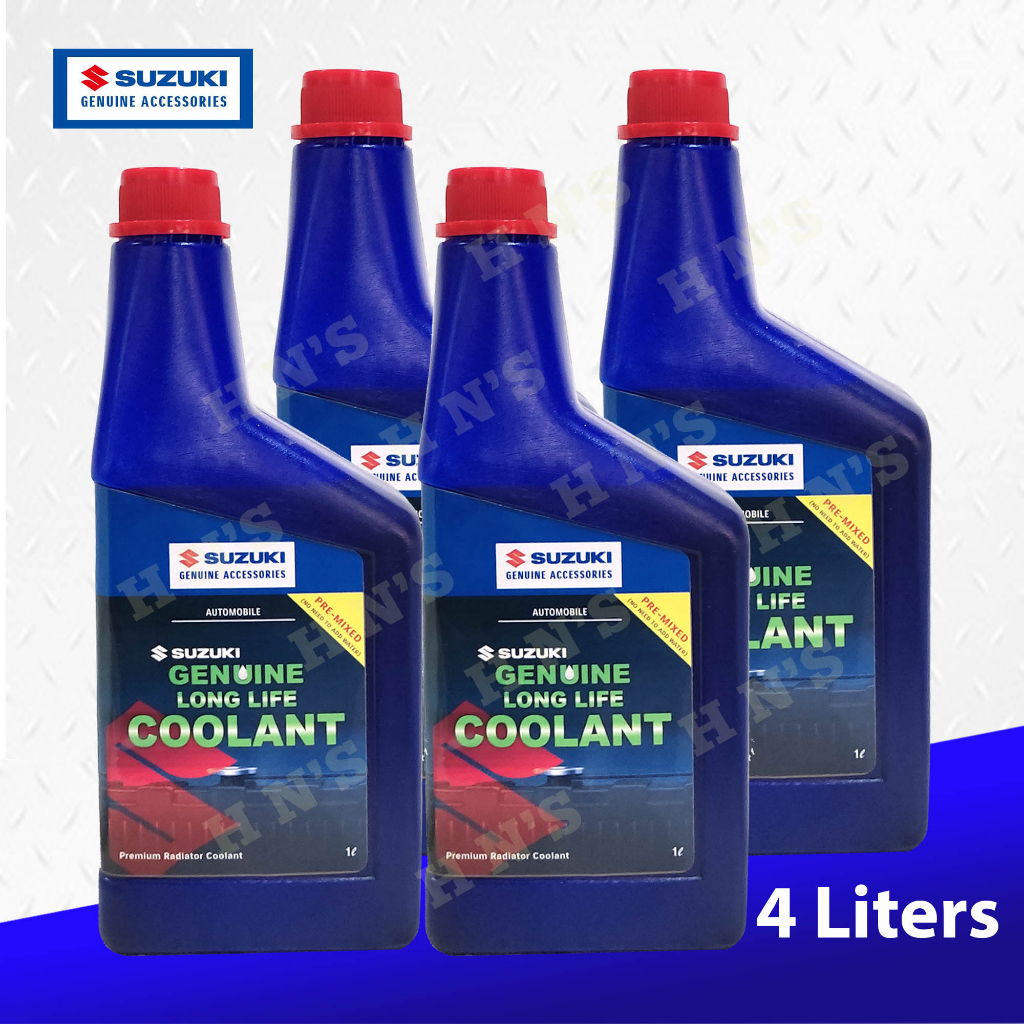 Suzuki Genuine Long Life Coolant ( Green ) Set of 4 Liters | Shopee ...