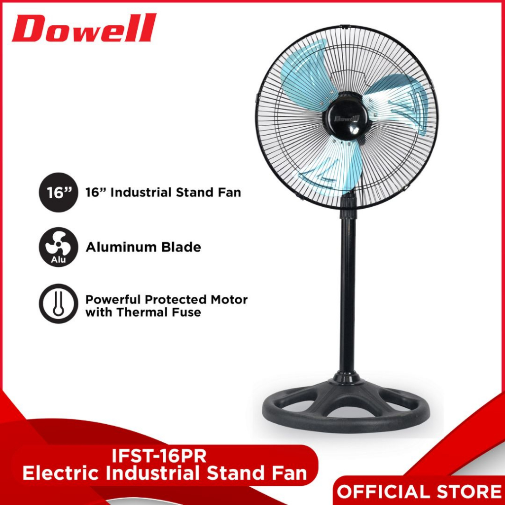 Dowell IFST-16PR 16" Electric Industrial Stand Fan | Shopee Philippines