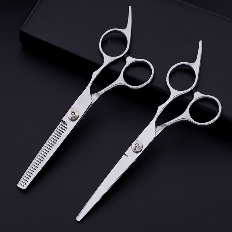 Professional Barber Scissors Haircut Flat Scissors Teeth Scissors Thin ...