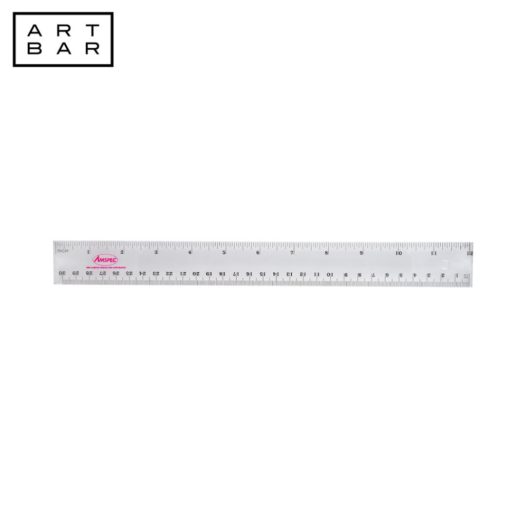 Amspec Ruler Plactic 12in - Art Bar | Shopee Philippines