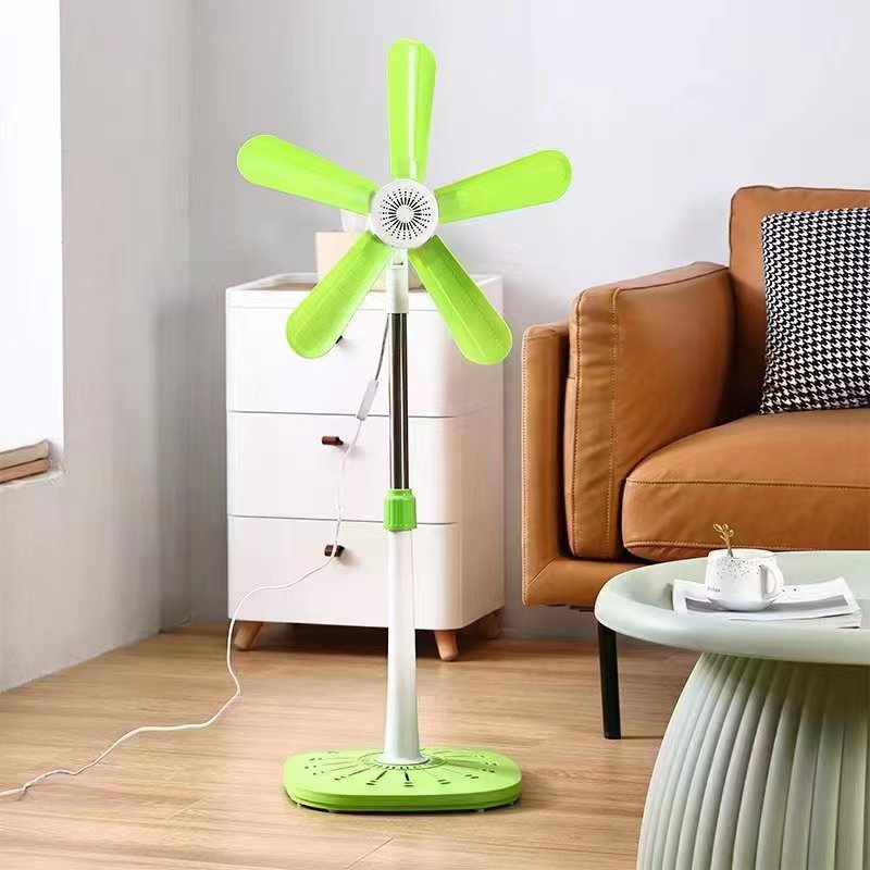 fan 5 Blades Portable Stand fan Adjustable Mini Stand Fan Electricfan ...