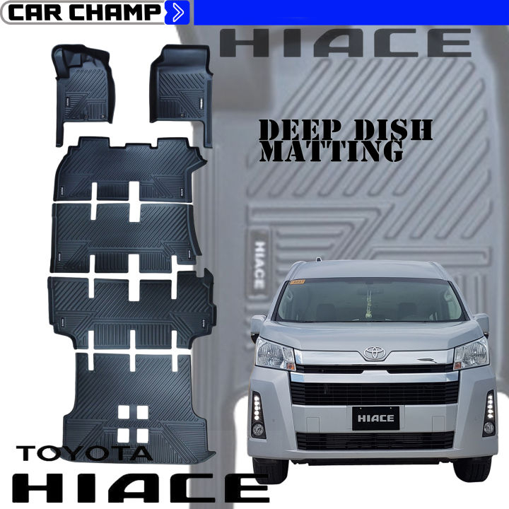 Toyota HiAce GL Grandia Tourer 2019 to 2024 OEM TPE Deep Dish Matting ...