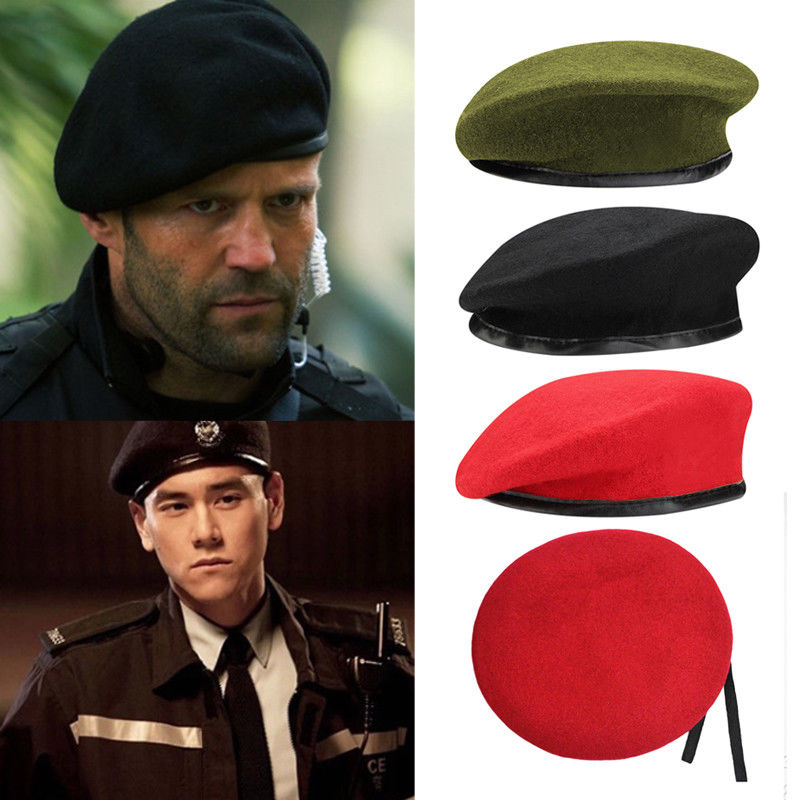 YH Men´s and women´s military uniform beret | Shopee Philippines