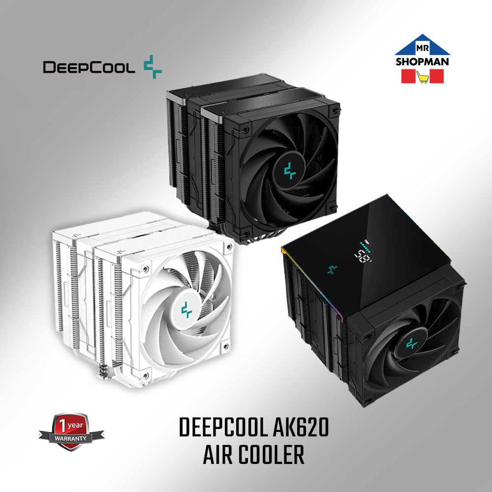 Deepcool AK620 Black / White / Digital / Digital Pro Dual Fan CPU Air ...