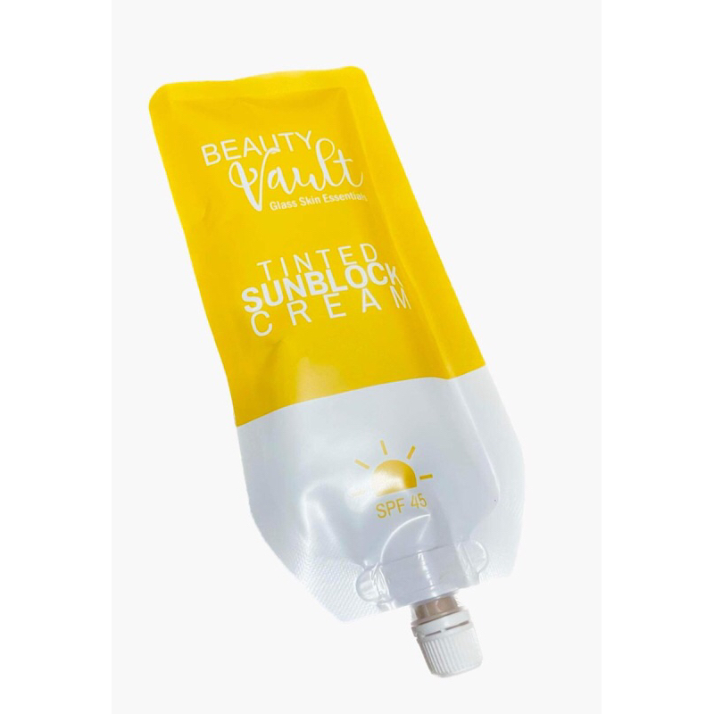 Beauty Vault Tinted Sunblock Cream SPF45 (50g) | Shopee Philippines