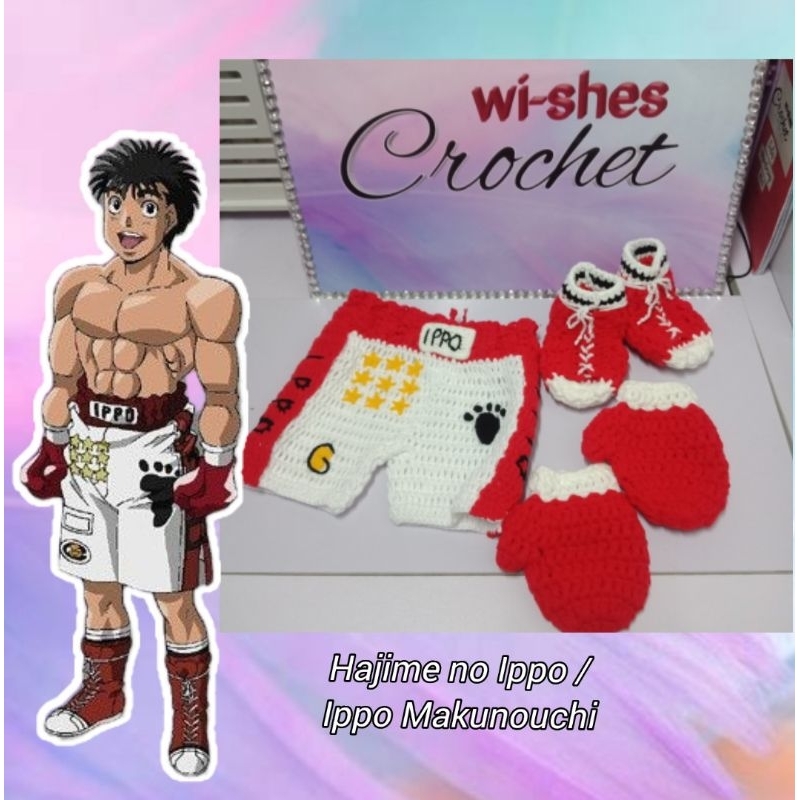 Wishes Crochet Ippo Makunouchi Crochet Costume for Baby | Shopee ...
