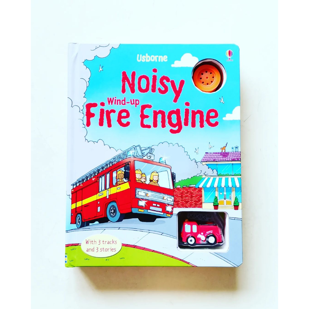 Usborne: Noisy Wind-Up Fire Engine [Board/Sound Book] | Shopee Philippines