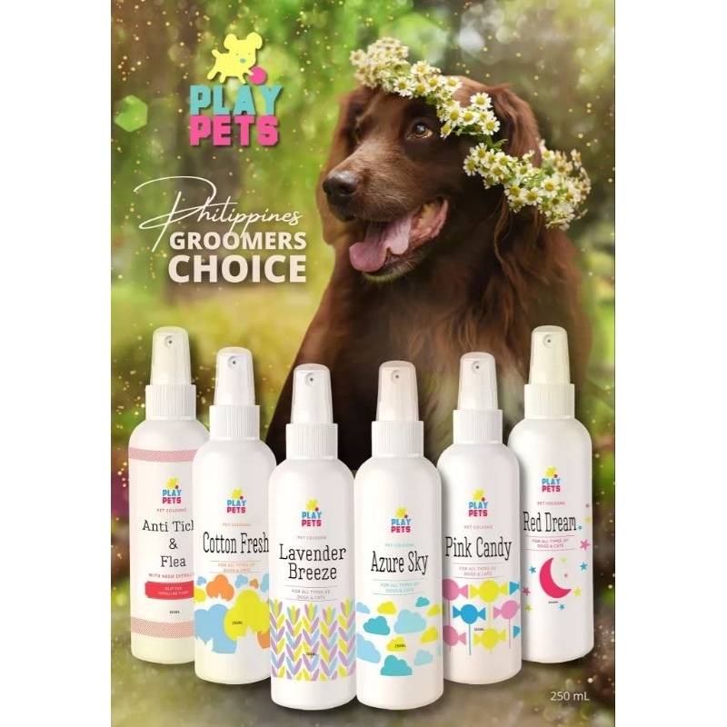 Play Pets Splash Pet Cologne for Cats and Dogs 60ml and 250ml | Shopee ...