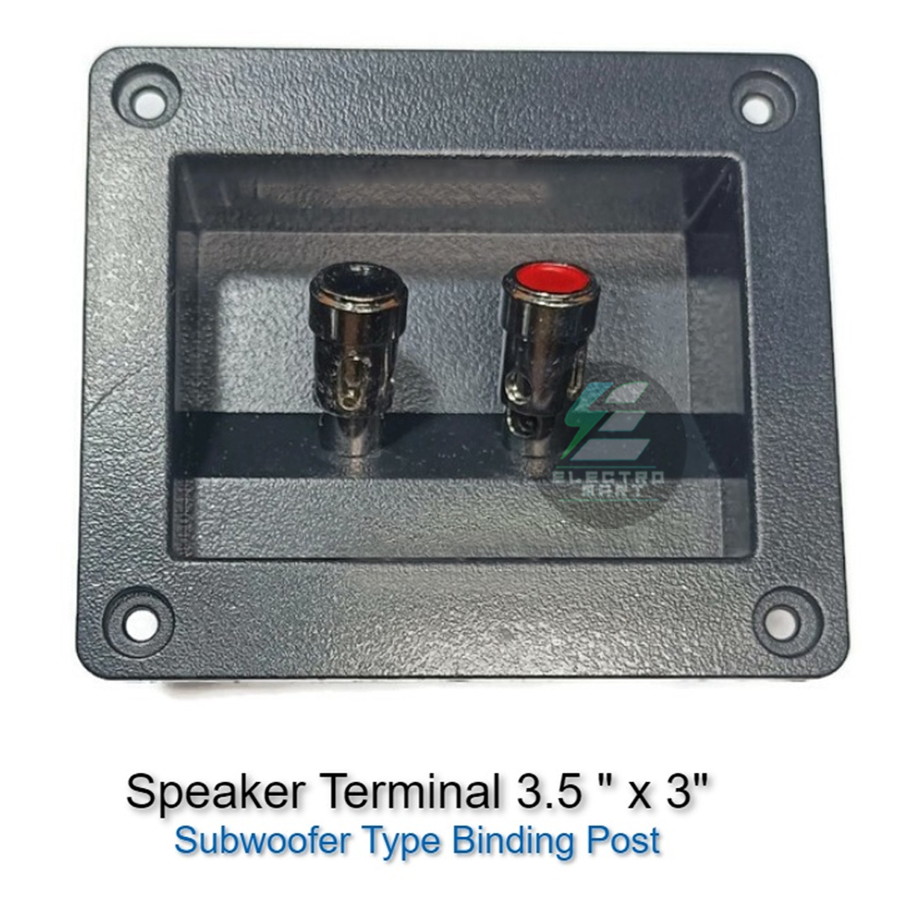 1pc. Speaker Terminal Rectangular 3.5 inches x 3 inches , Subwoofer ...