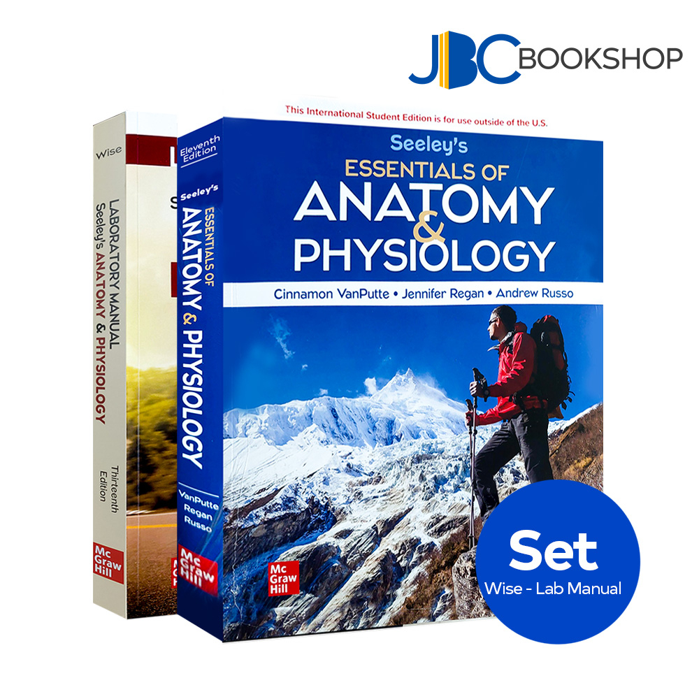 Set Wise Seeley's Essentials of Anatomy Physiology 11E & WISE Lab Manual 13E (FREE Stationery ...
