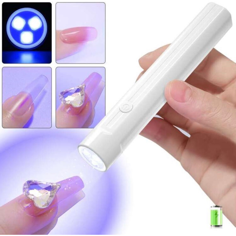 Handheld Mini UV Lamp Flash Cure Light Nail Curing Portable ...