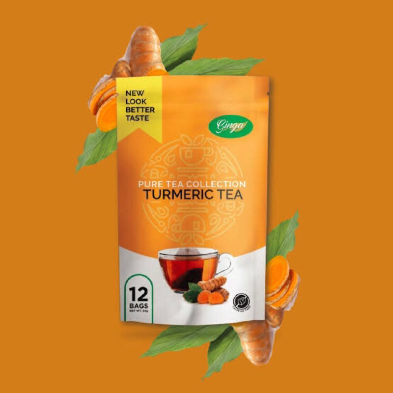 Ginga Pure Tea Collection Turmeric Tea 24g | Shopee Philippines
